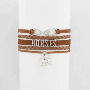 AWST International Purple Leatherette Horse Bracelet - The Connected ...