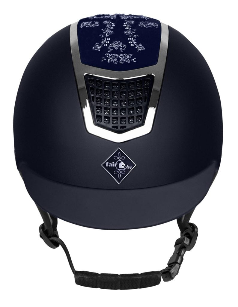 Fair Play Quantinum Fleur Riding Helmet - The Connected Rider San ...