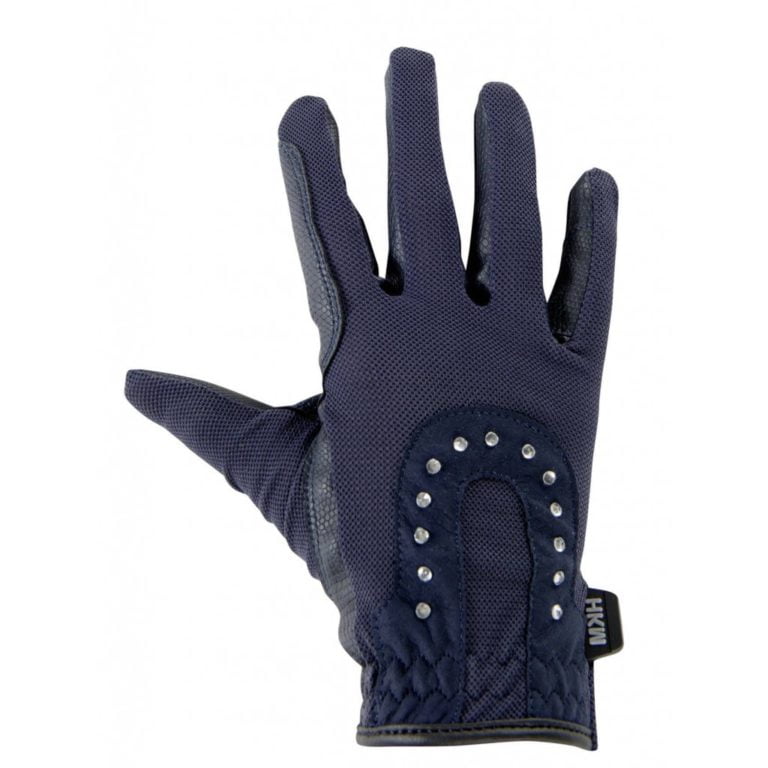 HKM Riding Gloves Glitter - The Connected Rider San Antonio English ...