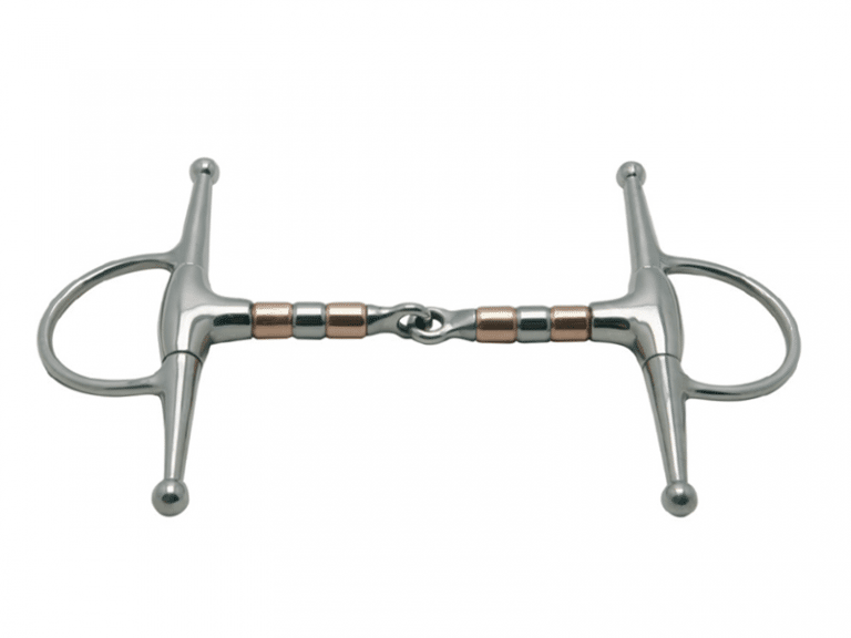 Metalab Jointed Copper Rollers Full Cheek Snaffle - The Connected Rider ...