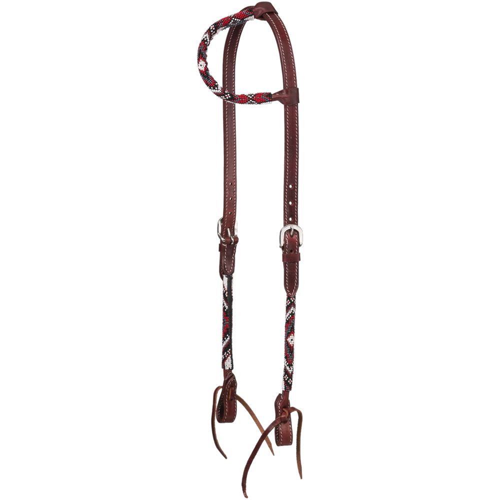 Royal King Sunflower & Buckstitch Single Ear Headstall - The Connected ...
