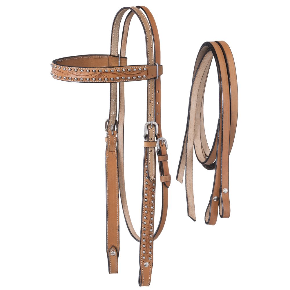 King Series McCoy Pony Browband Headstall with Reins - The Connected ...