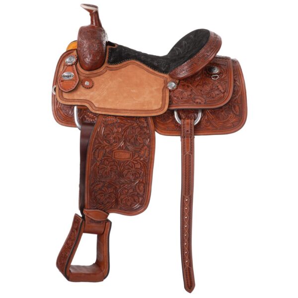 Silver Royal Rising Star Calf Roper Saddle - The Connected Rider San ...
