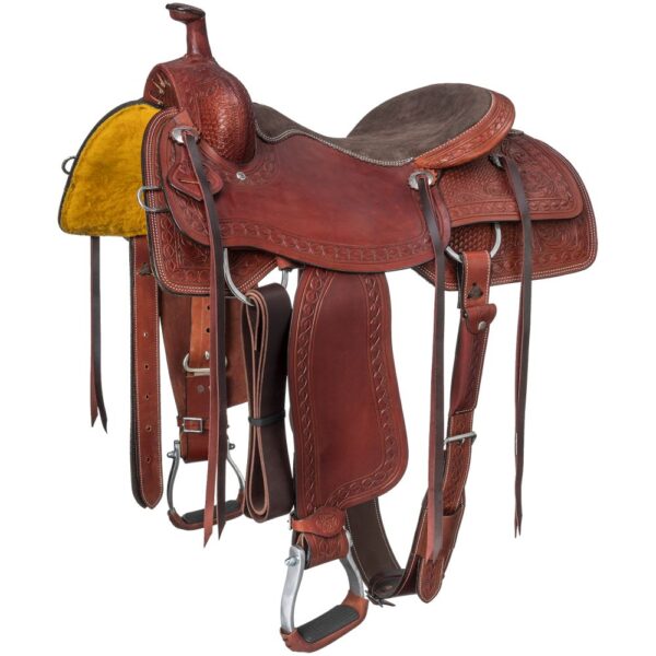 Silver Royal Split Rail Ranch Saddle - The Connected Rider San Antonio ...