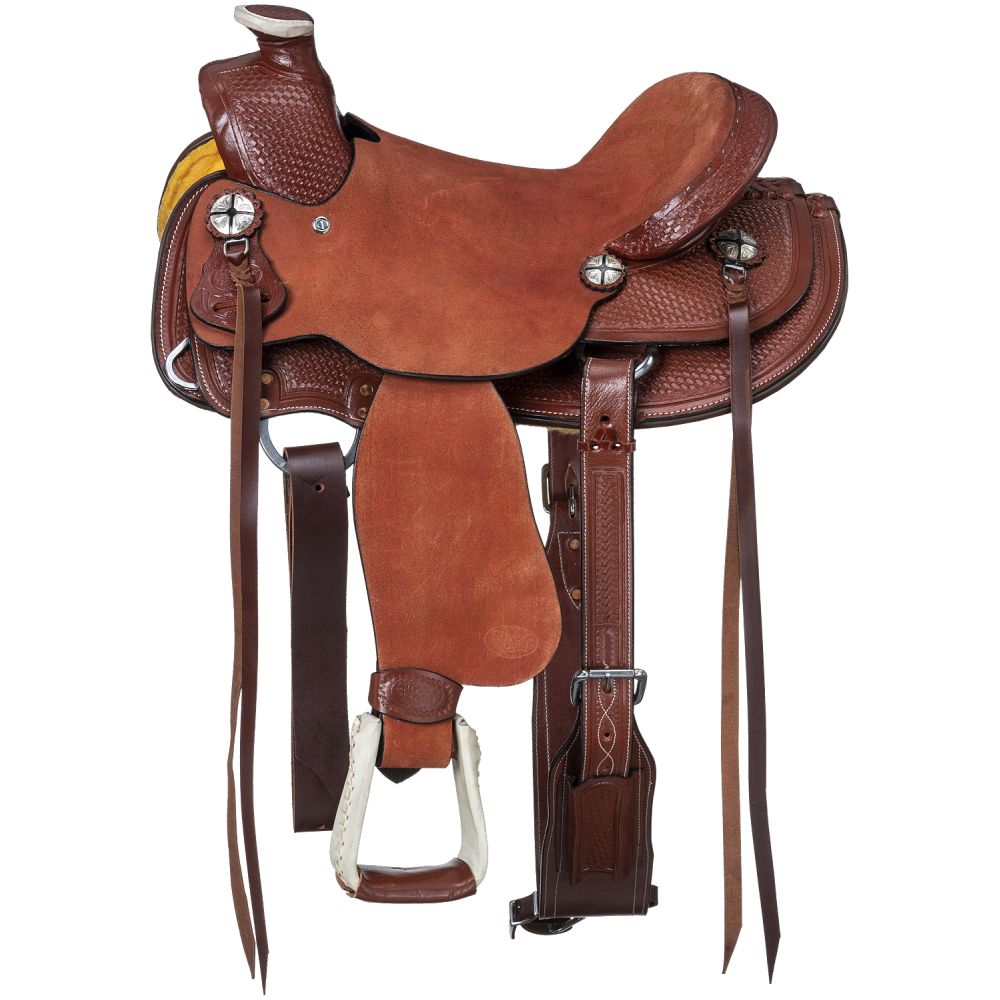 Silver Royal Rising Star Calf Roper Saddle - The Connected Rider San ...